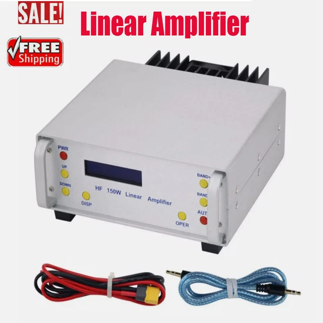 1.8-30MHZ 150W HF Linear Amplifier Ham Radio Amp High Temperature&SWR Protection $538.65 ...