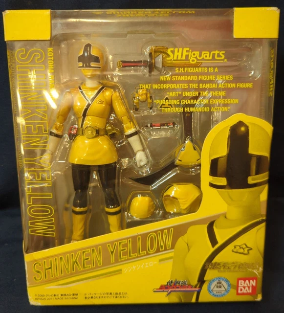 S.H.FIGUARTS POWER RANGERS Samurai sentai Shinkenger Shinken Yellow SH ...