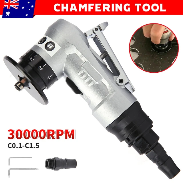 MINI 45° PNEUMATIC Chamfering Tool Machine Linear Manual Handheld ...
