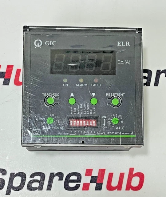 GIC 17K726QF4M CMR Series Earth Leakage Relay 240 - 415V AC/DC 30mA 30A ...