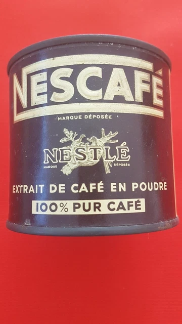 BOITE NESCAFE VINTAGE hauteur 7 cm 7.5 cm EUR 10,00 - PicClick FR