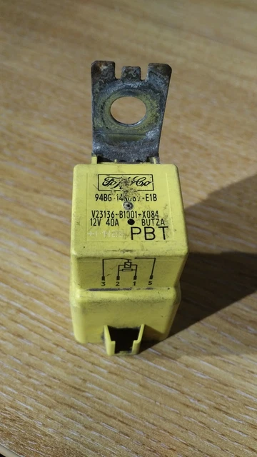 RELAY FORD 94BG-14N089-E1B (V23136-B1001-X084) YELLOW CONTROL - Item 8 ...