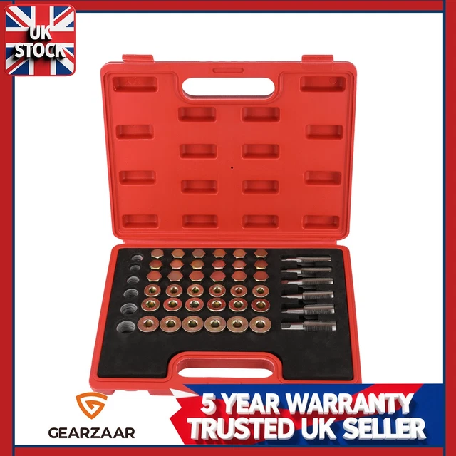 THREAD SUMP REPAIR Kit 114PCS gearbox oil drain plug Gearbox M13 - M22 ...