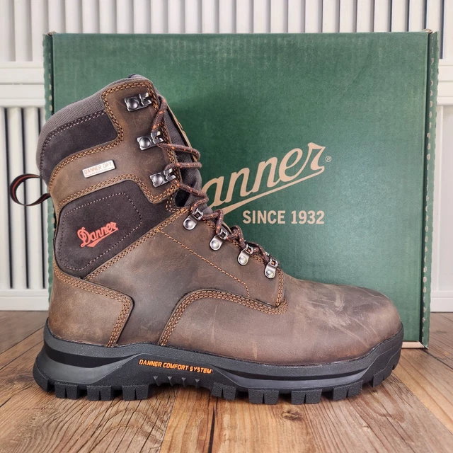 DANNER CRAFTER 8& 12447 Men 8EE Brown Insulated Waterproof Safety Toe ...
