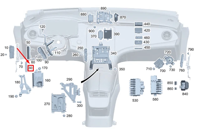 MERCEDES-BENZ EQS V297 Drive Control Unit A2979007510 NEW GENUINE £296. ...