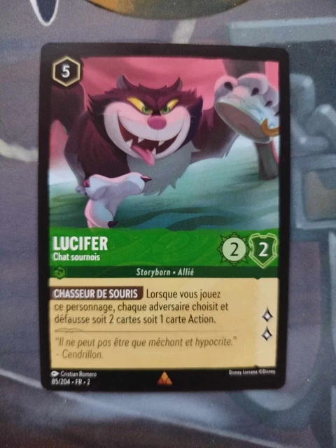 DISNEY LORCANA TCG Chapitre 2 Lucifer 85/204 RARE neuve Fr EUR 2,00 ...