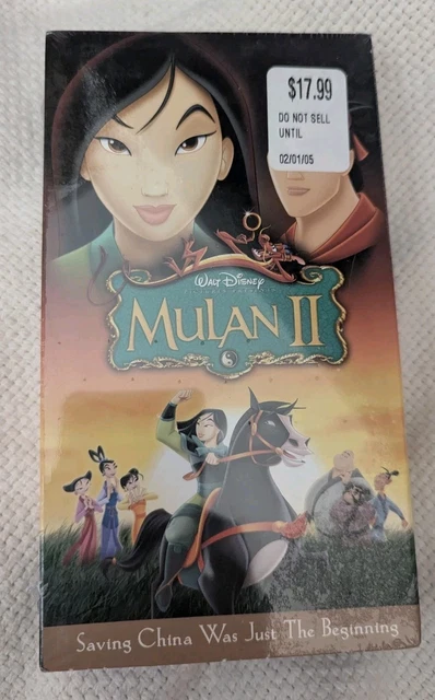 MULAN II 2 Walt Disney VHS Movie Rare 2005 Video Tape Animated Classic ...