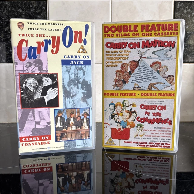CARRY ON CONSTABLE & Jack + Matron & Convenience - VHS - Sid James £1. ...