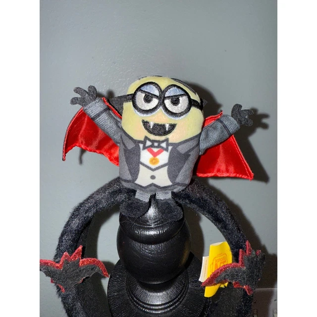 DESPICABLE ME MINION Vampire Plush Costume Headband Halloween Universal ...