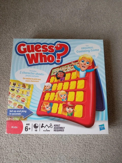 GUESS WHO THE Original Guessing Board Game Hasbro 2011 Good Condition ...