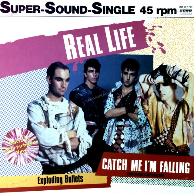 REAL LIFE - Catch Me I'm Falling Maxi Coloured Vinyl (VG+/VG+) ' EUR 15 ...
