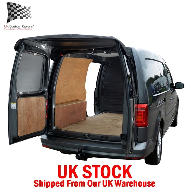 VW CADDY REAR Barn Door Awning Cover Tailored (2004 Onwards) Black 567 ...
