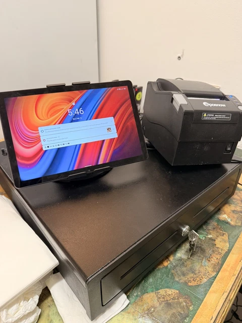 EPOS NOW POS Till System with Printer and Cash Drawer in Very Good Condition £260.00 - PicClick UK