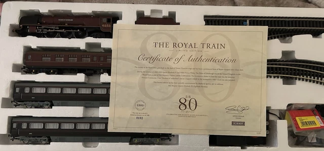 HORNBY MARKS AND SPENCERS ROYAL TRAIN SET Duchess Of Sutherland. Boxed ...
