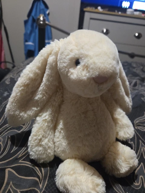 JELLYCAT BASHFUL BUTTERMILK Bunny Medium Pale Yellow 💛💛 Retired £26.68 ...