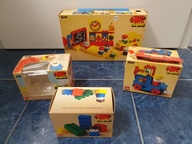 LEGO SYSTEM DUPLO boxes 80er 80's alt vintage rare classic promo ...