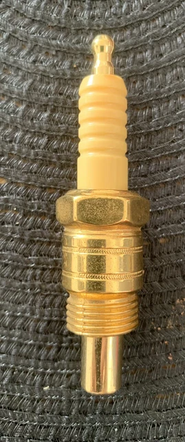 ZÜNDKERZEN FEUERZEUG GOLD Spark Plug Lighter ähnlich Bosch NGK Beru ...