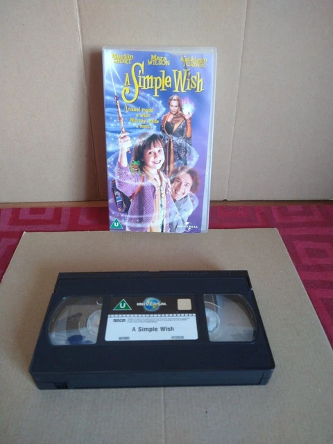 A SIMPLE WISH VHS VIDEO Tape Martin Short Mara Wilson Kathleen Turner £ ...