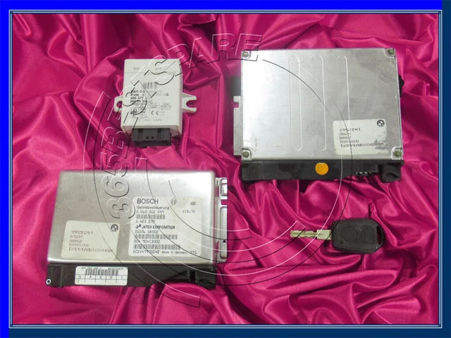 BMW 3 5 7'es E36 E39 E38 SET 2.3i M52 ENGINE ECU DME MS41.0 EGS EWS IGNITION KEY $334.55 ...