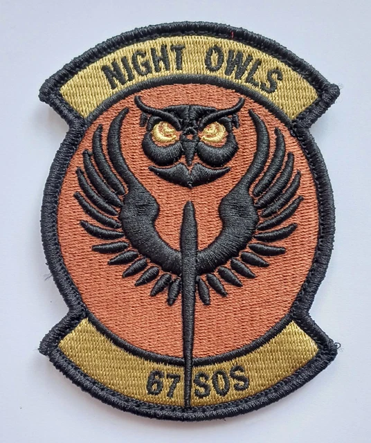 USAF 67TH SOS RAF Mildenhall Night Owls Emblem OCP Patch £26.68 ...