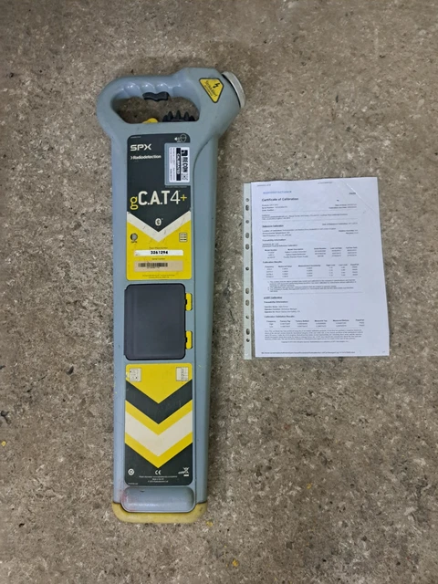 RADIODETECTION GCAT4+ SCANNER/CABLE AVOIDANCE DETECTOR (Calibrated ...
