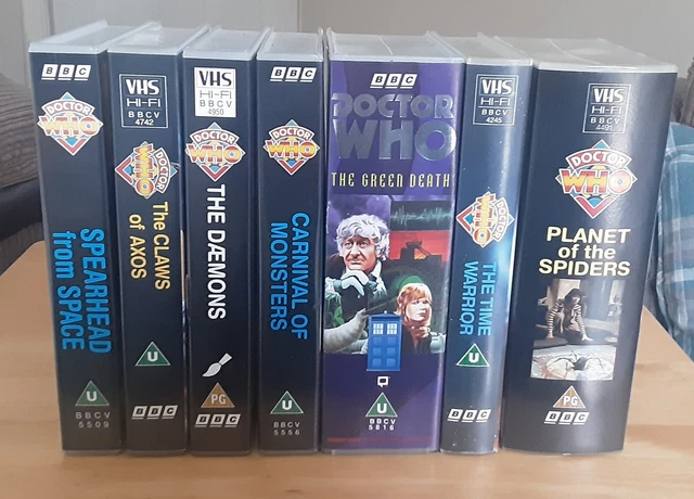 DOCTOR WHO VHS Bundle Featuring The Third Doctor EUR 28,50 - PicClick IT