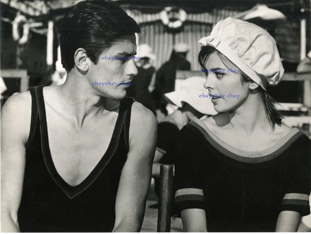 *ALAIN DELON BARBARA Lass Quelle joie de vivre Clément Photo argentique vintage EUR 44,99 ...
