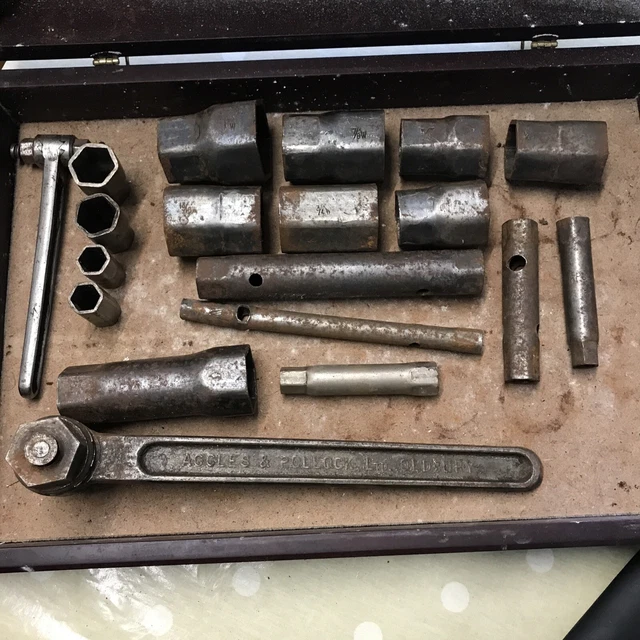 VINTAGE ACCLES & Pollock The Ferret Socket Set, Apollo & Jenbro Mixed ...