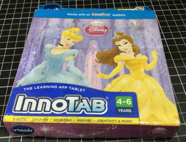 NEW VTECH DISNEY Princess Cinderella Belle INNOTAB The Learning App ...