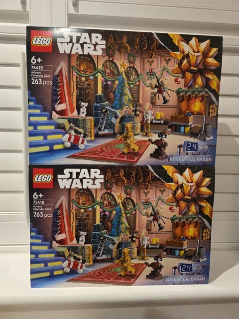 NEW LEGO STAR Wars Advent Calendar 2025 Christmas Countdown Toy 75418 ...