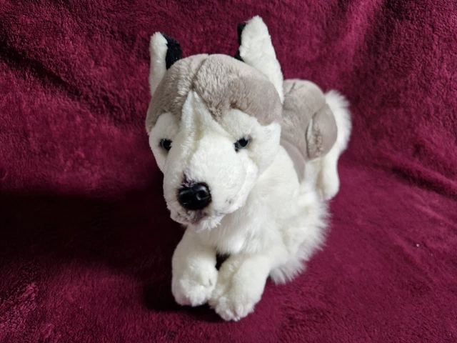 PRIMA CLASSIQUE HUSKY Puppy Realistic Soft Toy Plush Stuffed Toy dog 14 ...