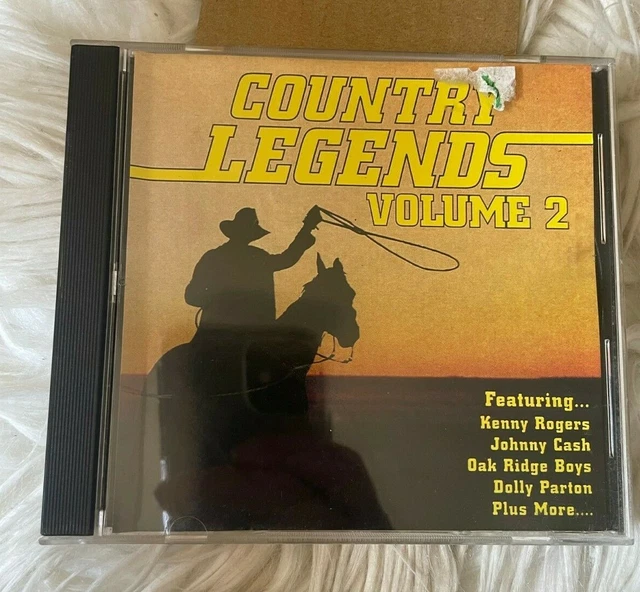 COUNTRY LEGENDS. VOLUME 2 Cd. Kenny Rogers, Johnny Cash. Dolly Parton ...