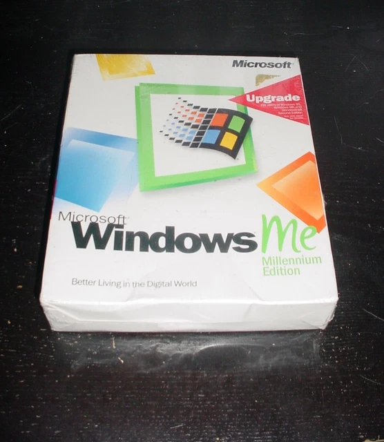 MICROSOFT WINDOWS ME Upgrade Edition - New Sealed Big Box £80.00 ...