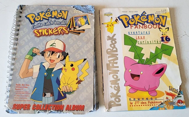 SUPER COLLECTION ALBUM Pokemon Stickers 1999 + Fanbook EUR 39,90 ...
