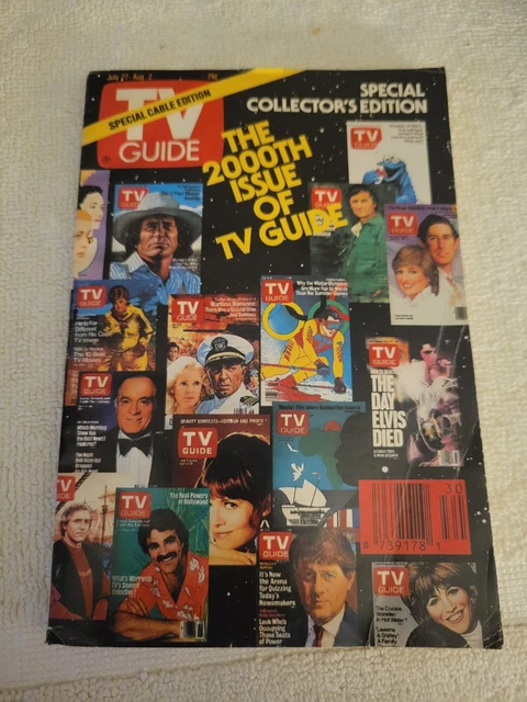 VINTAGE TV GUIDE 2000th Issue Special Collector's Edition Magazine $8. ...