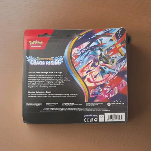 POKÉMON TCG MEGA Evolution Chaos Rising 3 -Pack Blister Charmeleon ...