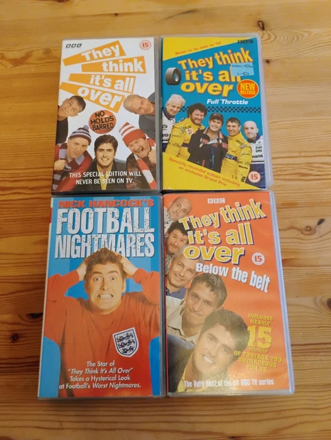 4X THEY THINK It's All Over VHS Tapes - Full Throttle, No Holds Barred ...