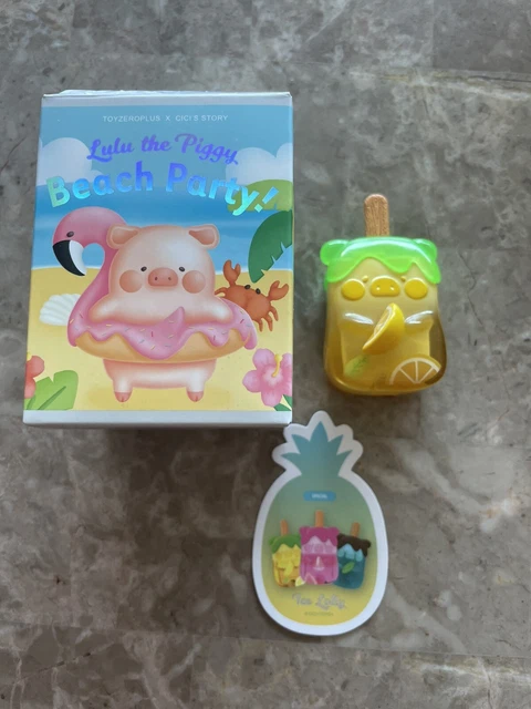 TOYZEROPLUS X CICI'S STORY Lulu The Piggy Beach Party Ice Lolly Yellow ...