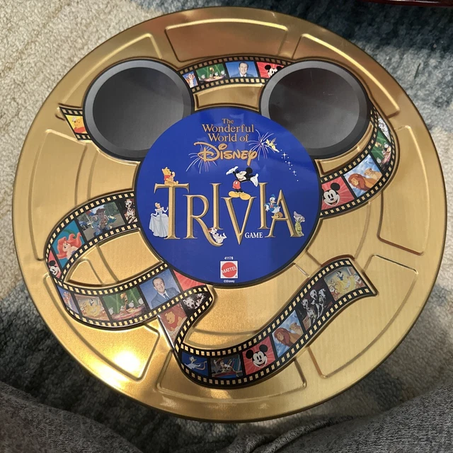 THE WONDERFUL WORLD Of Disney Trivia Game 1997 Mattel Board Game the-wonderful-world-of-disney-trivia-game-1997-mattel-board-game