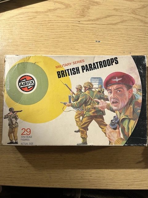 VINTAGE AIRFIX 1/32 Scale British Paratroops £10.50 - PicClick UK