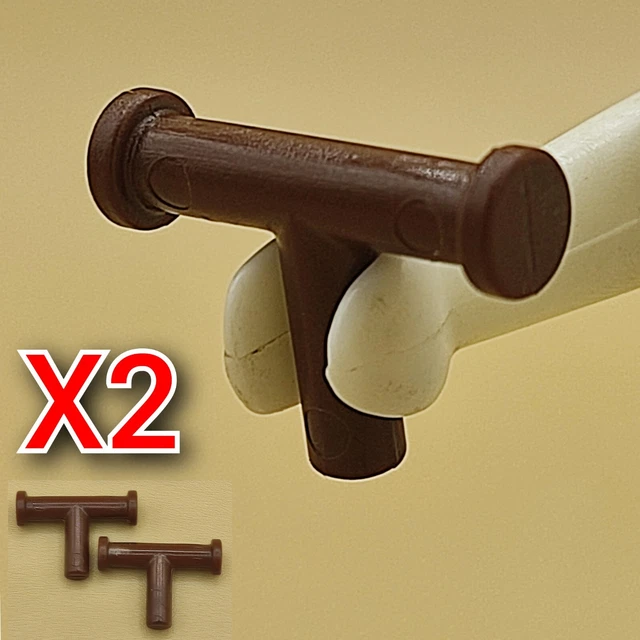 X2 PLAYMOBIL STÄNDER Vogel-Falkner-Falknerei-Falke-Papagei Pirat-Rabe ...
