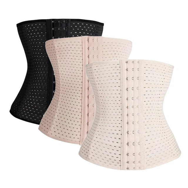 WOMEN BODY SHAPER Polyester Waist Trainer Cincher under Bust Corset ...