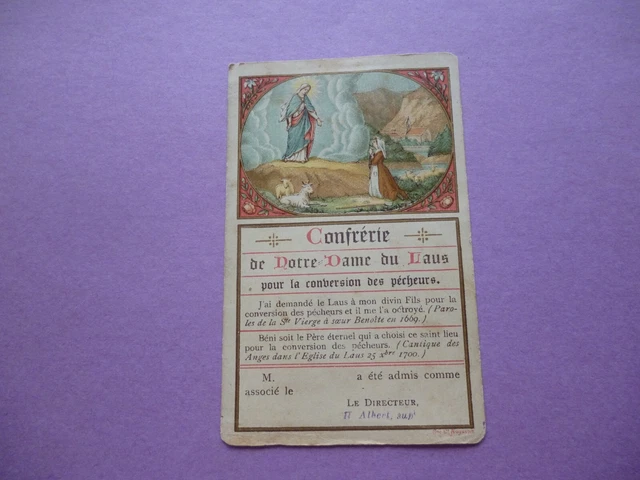 ANCIENNE IMAGE PIEUSE / Format : 11 X 7 cm / réf : GHYP 3 EUR 8,75 ...