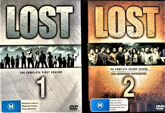 LOST: THE COMPLETE Season 1-2 1+2 14-DVDs TV SERIES 14-DISCS 2x BOXED ...