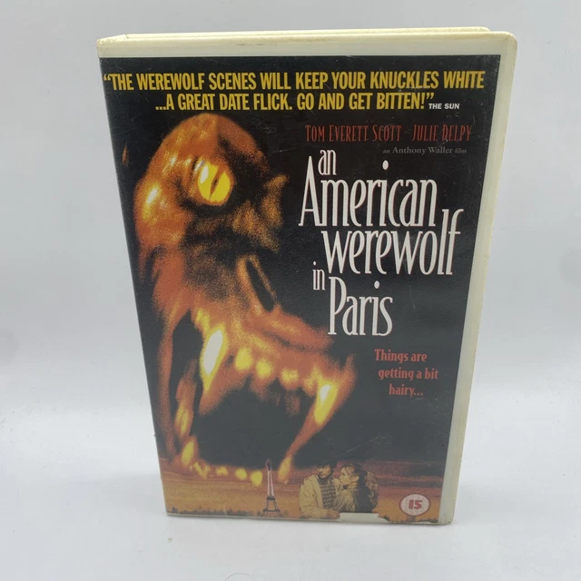 AN AMERICAN WEREWOLF In Paris -(VHS)- Ex Rental-1997-Big Box- Tom ...
