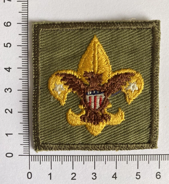BOY SCOUT TENDERFOOT Rank Patch Badge BSA Merit Award 1965 Vintage £5. ...