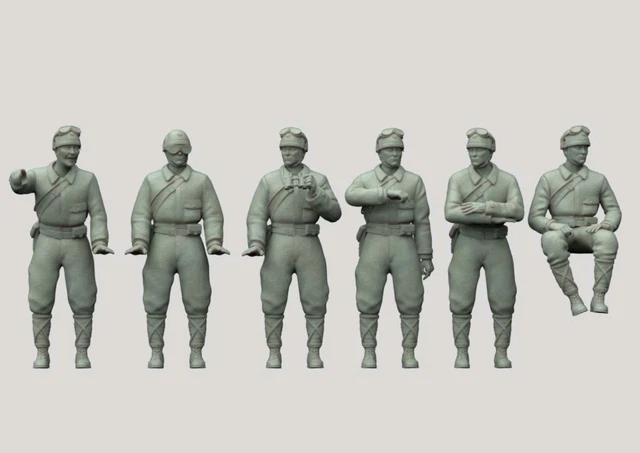 WW2 JAPANESE TANK Crew Full Set Soldiers 1:32 Resin Printed £22.50 ...