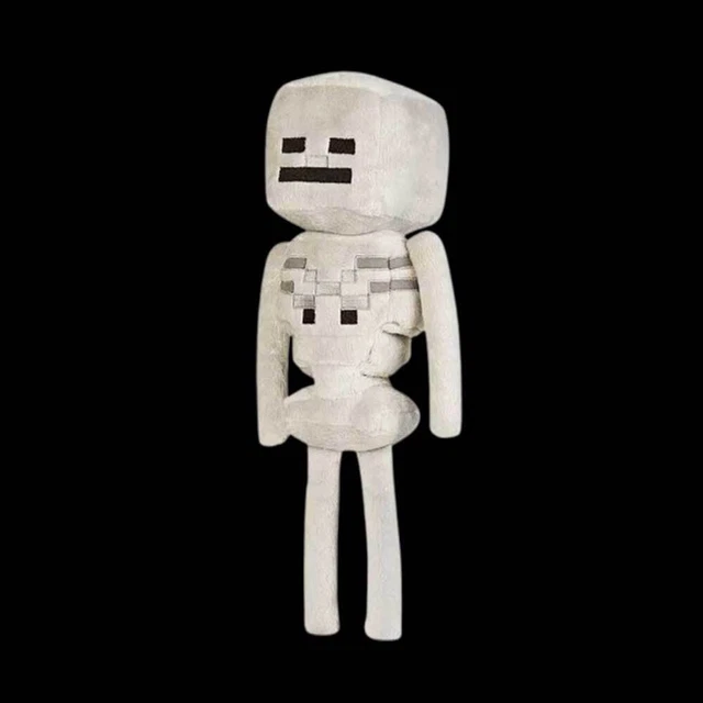 MINECRAFT 10& SKELETON Official Soft Stuffed Plush Toy Doll 25CM Kids ...