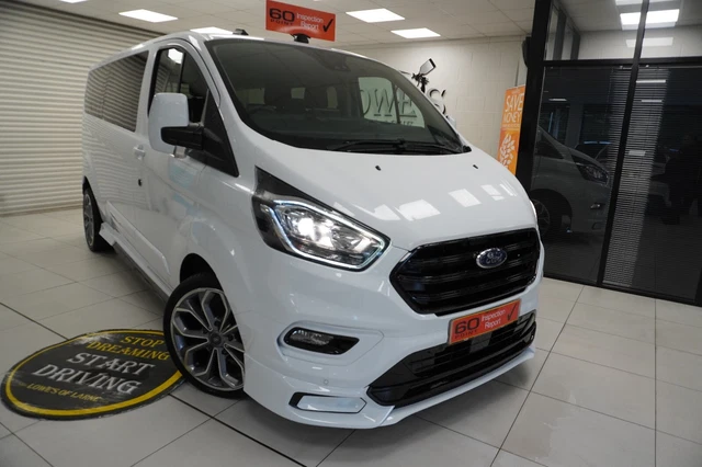 FORD TRANSIT TOURNEO Custom 9 SEATER Minibus with Full Body Kit & 20 ...