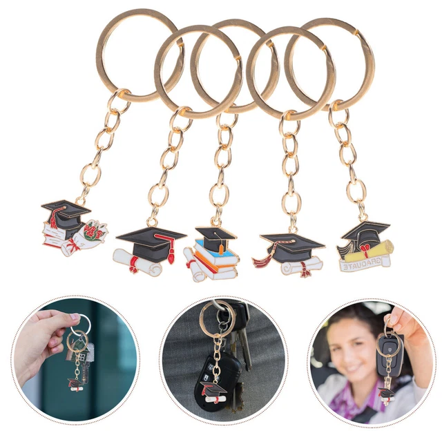 5PCS 2025 GRADUATION Keychain 2025 Senior Keychain For Her Men Student ...